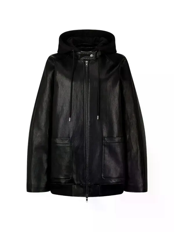 STUDIO TOMBOY Zip-up Synthetic Leather Jacket