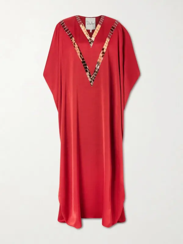 DIMA AYAD Embellished Faille Kaftan