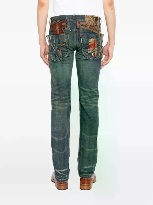 TOUGH JEANSMITH Faded Straight Jeans