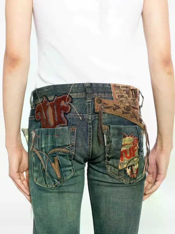TOUGH JEANSMITH Faded Straight Jeans