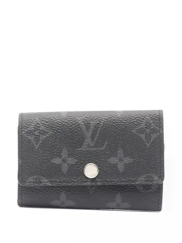 LOUIS VUITTON 2021 Multicles 6 Monogram Key Case - Black