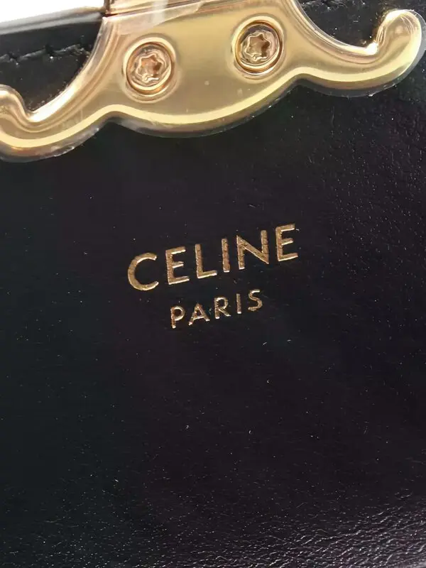 Celine 2020s Triomphe Leather Wallet
