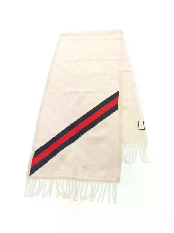 Gucci 2000s Gg Pattern Scarf - Neutrals