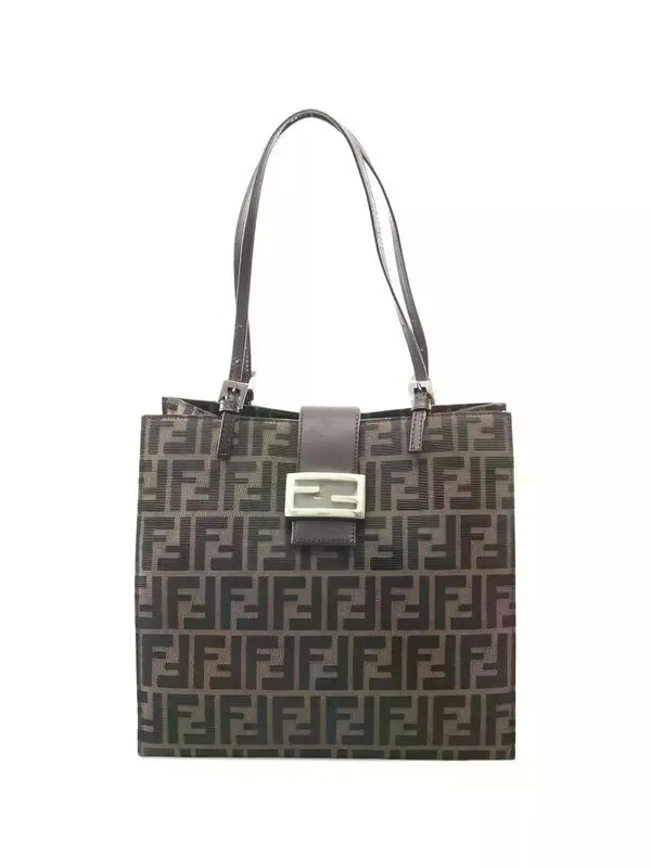 Fendi 2000s Monogram-pattern Shoulder Bag