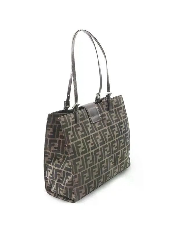 Fendi 2000s Monogram-pattern Shoulder Bag