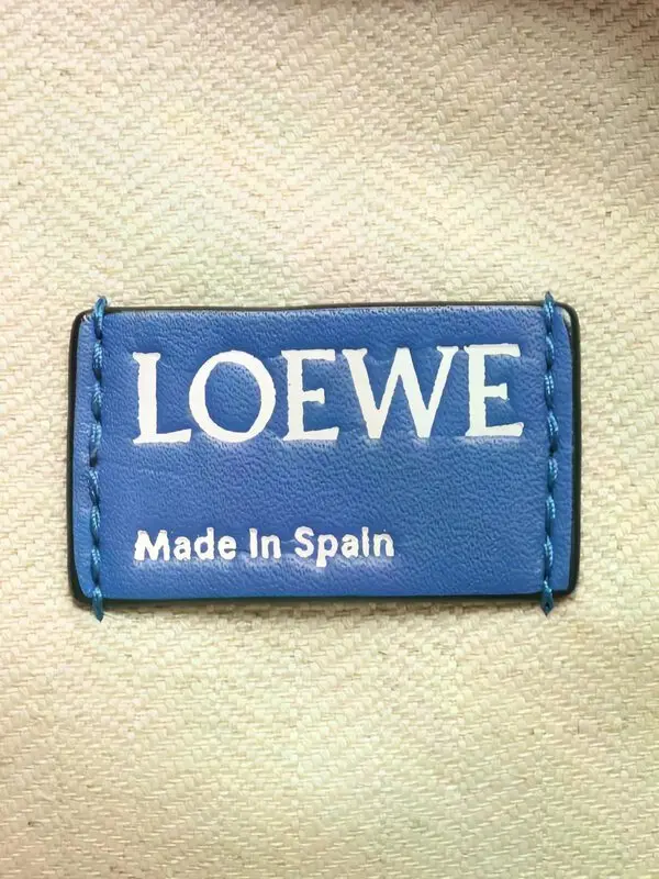 Loewe 1910s Anagram Leather Clutch
