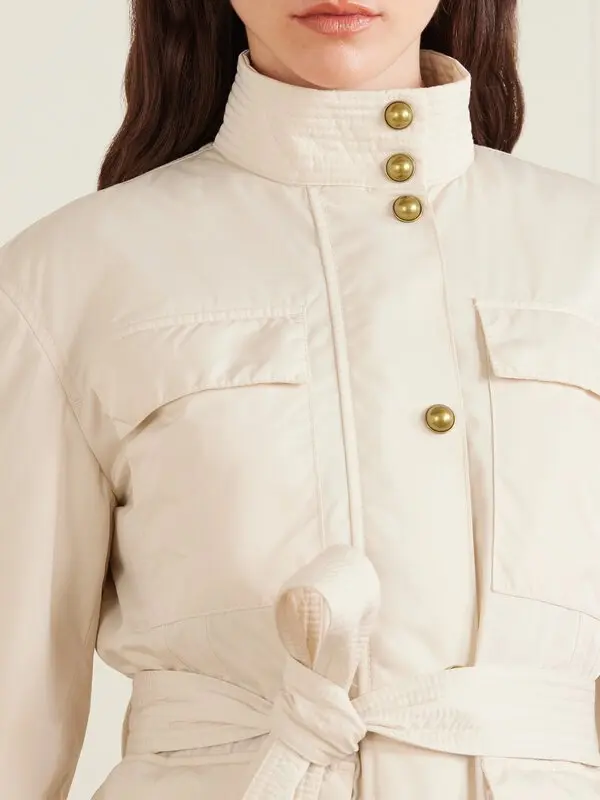 Moncler Maitake Gabardine Jacket - Neutrals