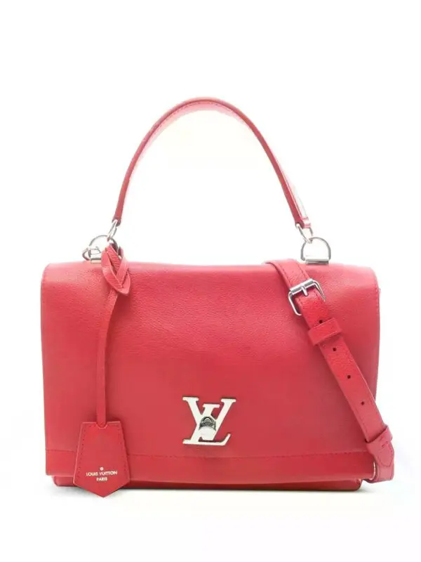 LOUIS VUITTON Lockme Ii Logo Flap Tote Bag