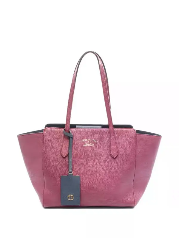 Gucci 2000s Swing Leather Tote Bag