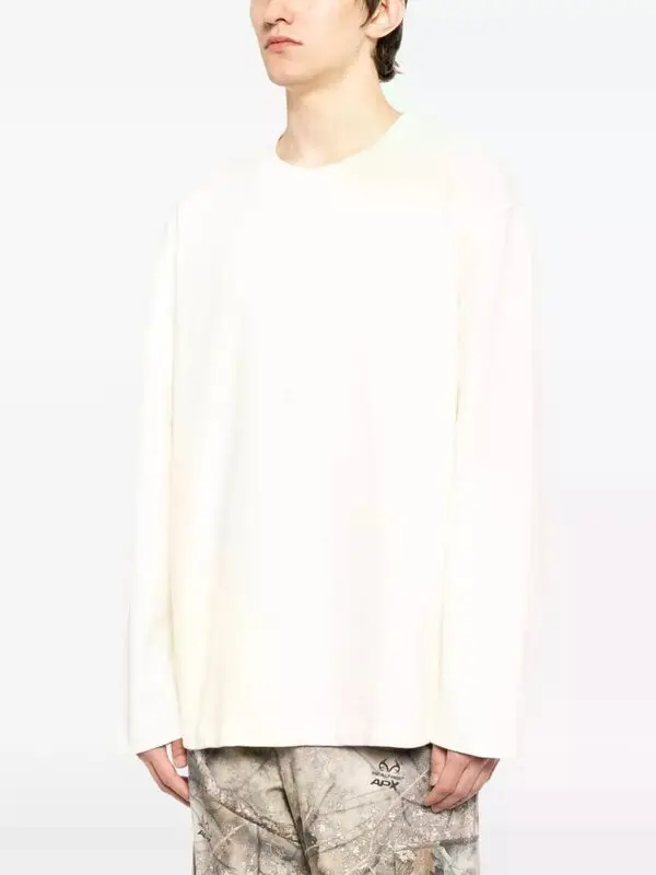 Off-White Cotton Sweatshirt