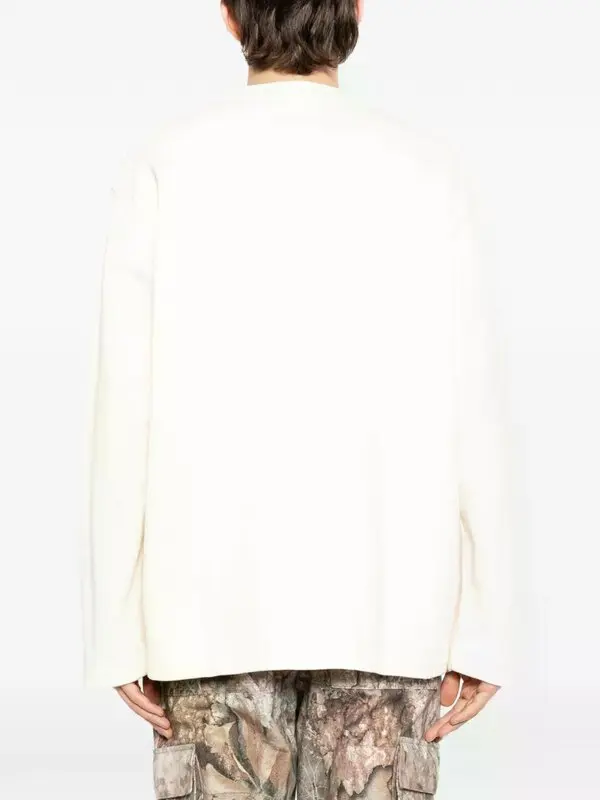 Off-White Cotton Sweatshirt