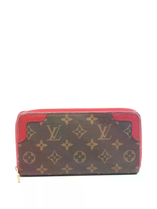 LOUIS VUITTON 2017 Retiro Monogram Zipped Wallet - Brown