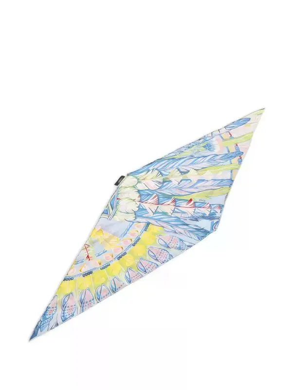 Hermès 2010s Losange Danse Pacifique Scarf