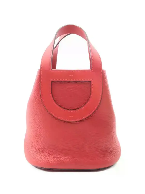 Hermès 2023 In The Loop 18 Leather Tote - Red