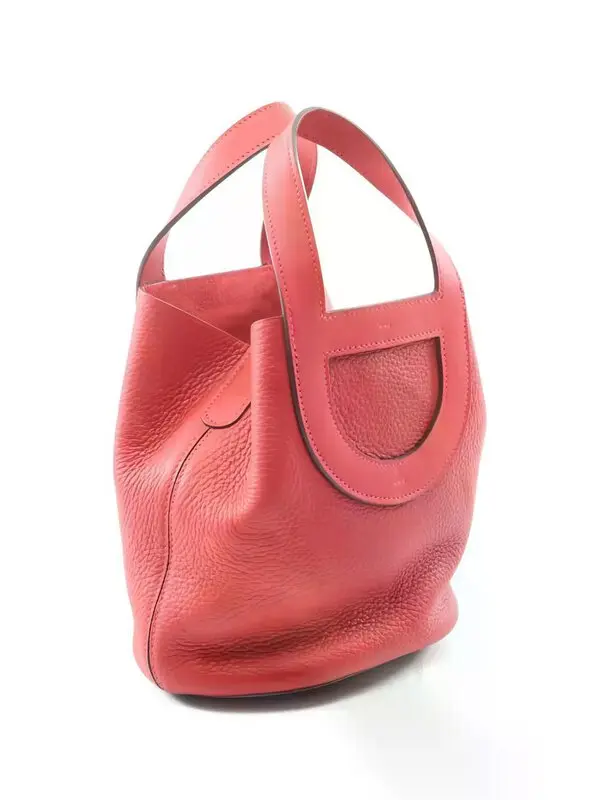 Hermès 2023 In The Loop 18 Leather Tote - Red