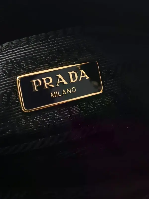 Prada Triangle-logo Leather Shoulder Bag