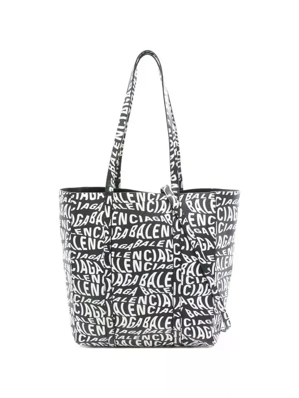Balenciaga 2000s Xs Everyday Logo-pattern Tote