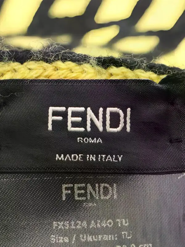 Fendi 10s Patterned Scarf
