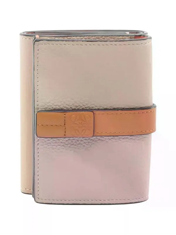 Loewe 2010s Trifold Leather Wallet - Neutrals