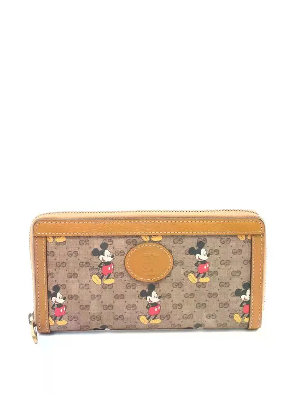 Gucci 2010s X Disney Mickey Mouse Wallet - Neutrals