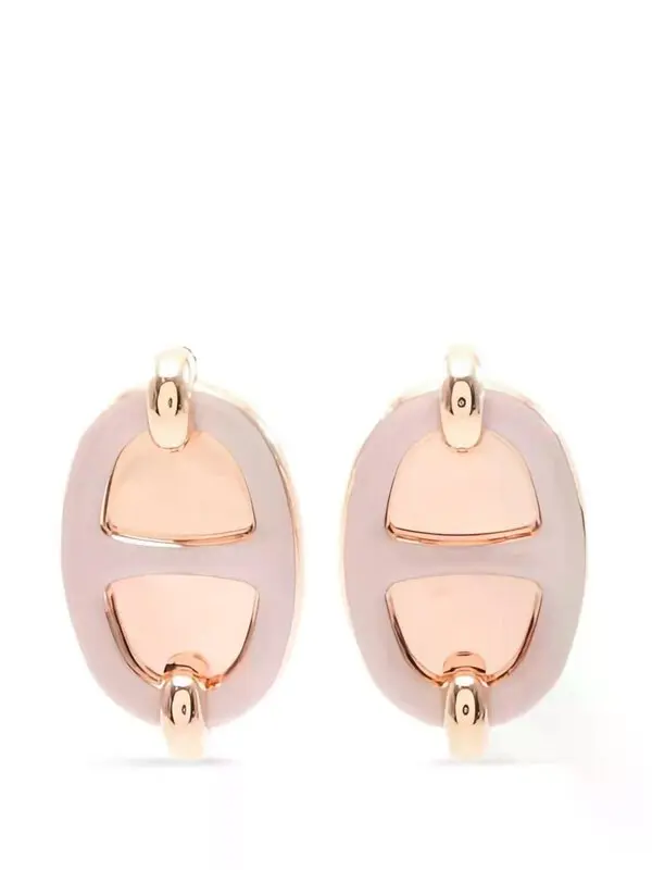 Hermès 2010s Mailon Mini Earrings - Pink
