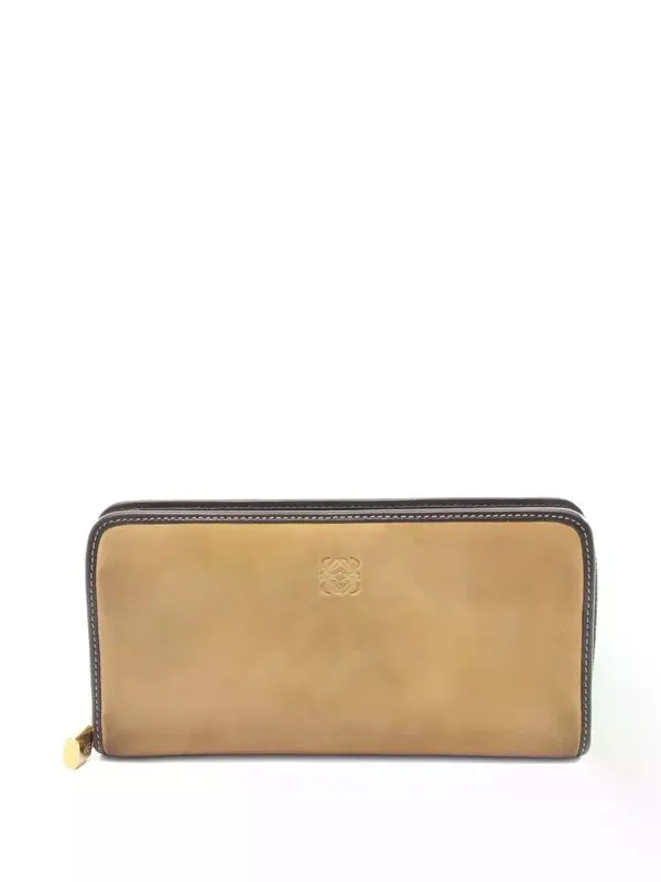 Loewe Zip-up Wallet - Neutrals