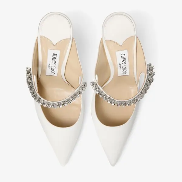 JIMMY CHOO Bing 100 Satin Mule