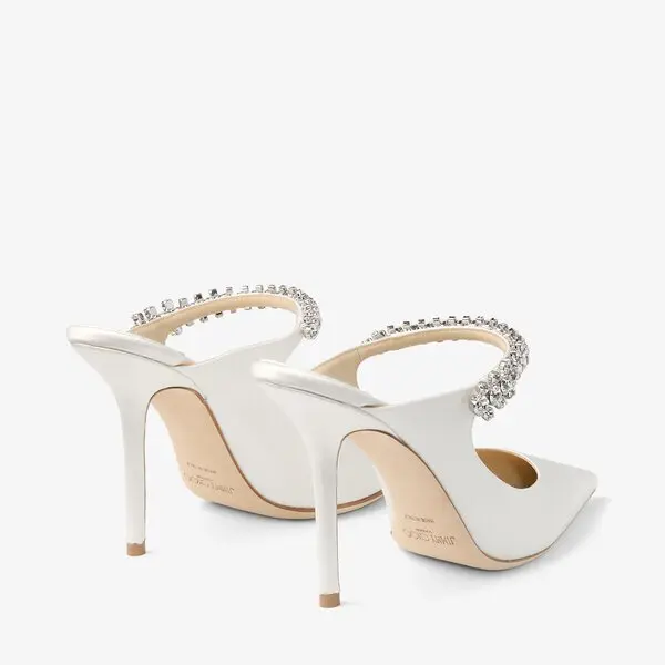 JIMMY CHOO Bing 100 Satin Mule