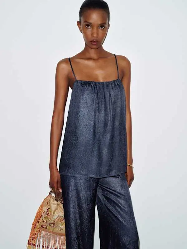 REFORMATION Allegra Two Piece Set - Blue