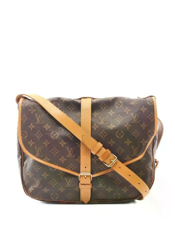 LOUIS VUITTON 1995 Saumur 35 Monogram Shoulder Bag