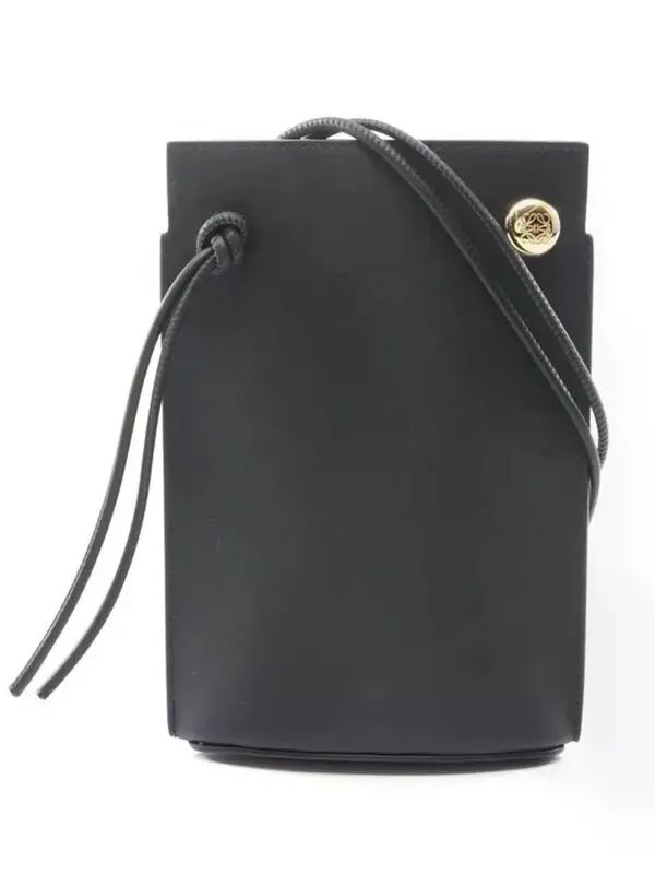 Loewe Pebble Thais Shoulder Bag - Black