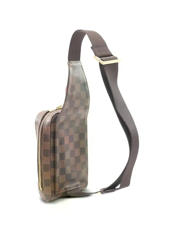 LOUIS VUITTON 2005 Damier Ebene Shoulder Bag