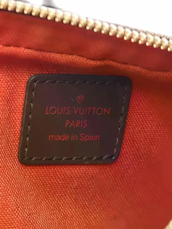 LOUIS VUITTON 2005 Damier Ebene Shoulder Bag