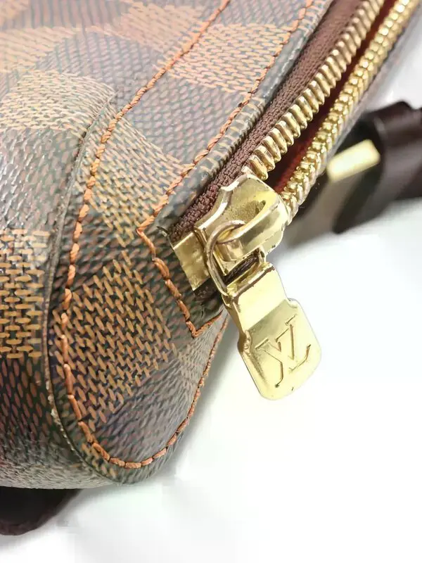 LOUIS VUITTON 2005 Damier Ebene Shoulder Bag