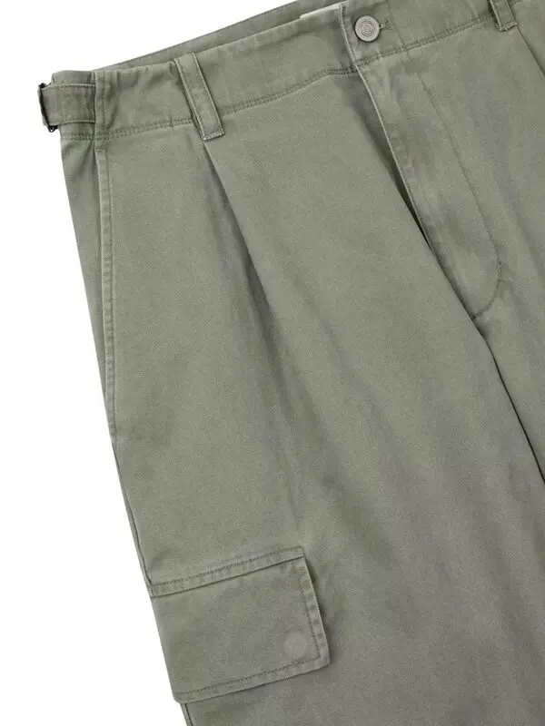 STUDIO TOMBOY Pintuck-detail Cargo Trousers