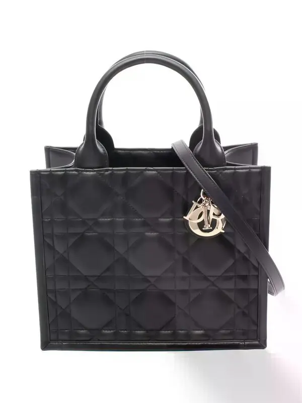 Dior Book Tote Leather Handbag - Black