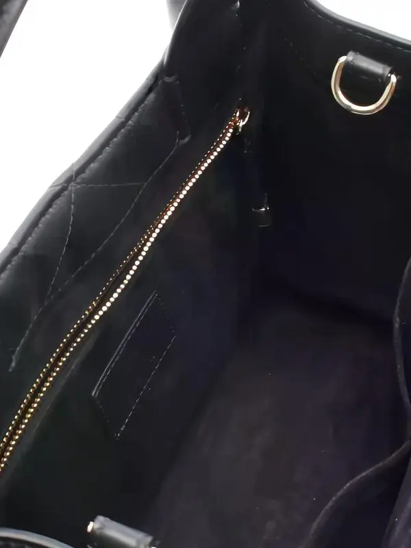 Dior Book Tote Leather Handbag - Black