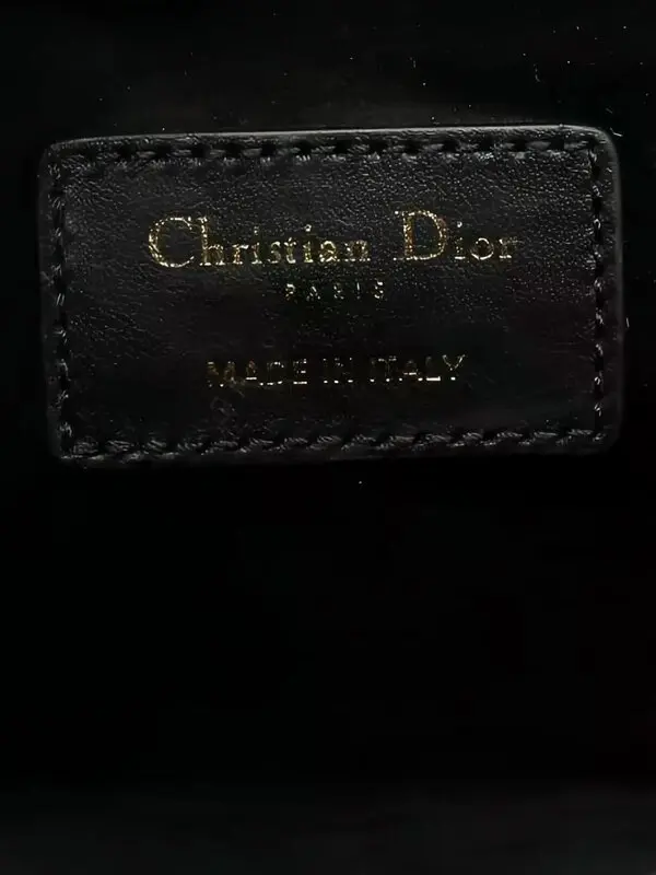 Dior Book Tote Leather Handbag - Black