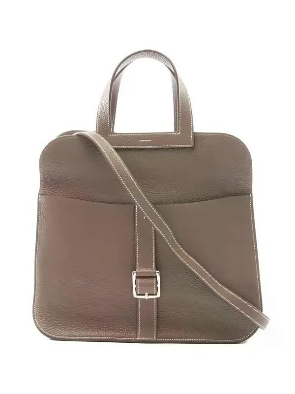 Hermès 2018 31 Halzan Tote Bag - Neutrals