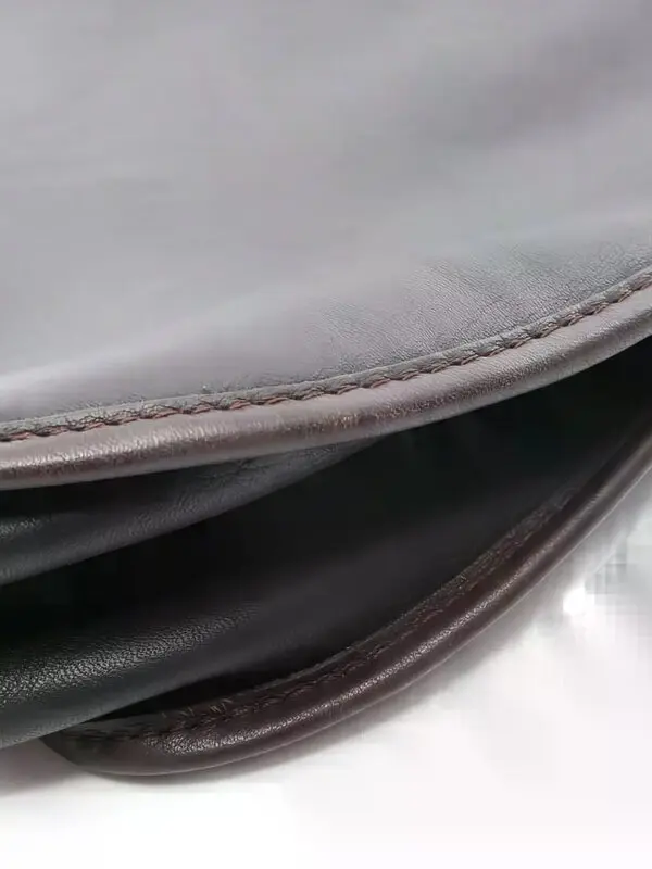Loewe 2000s Sofia Anagram Leather Shoulder Bag - Brown
