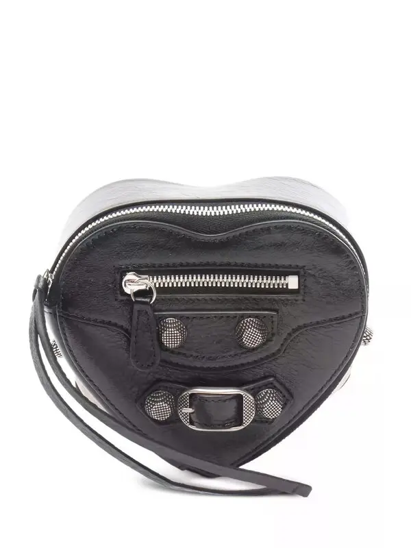 Balenciaga Heart Pouch - Black