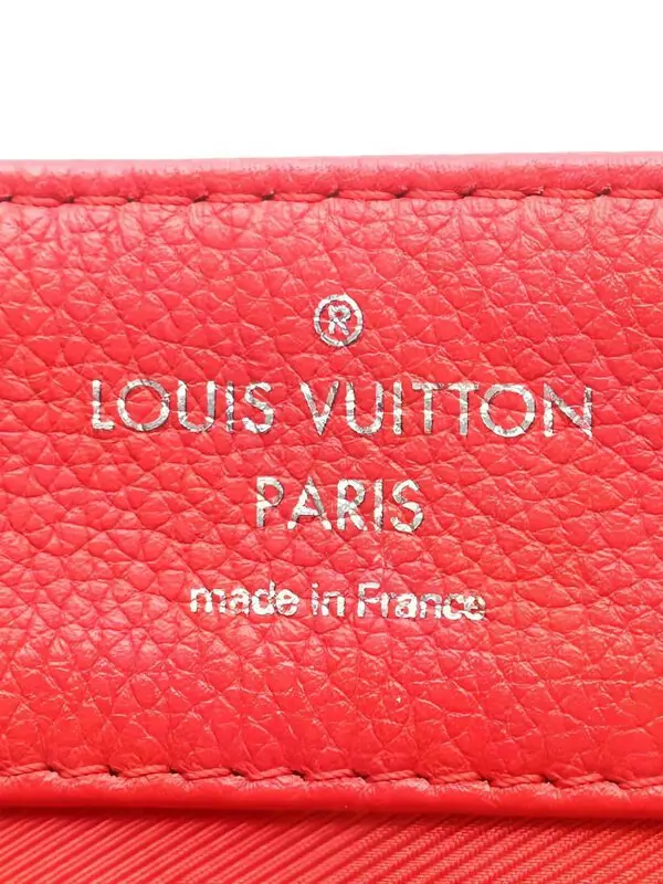 LOUIS VUITTON Lockme Ii Logo Flap Tote Bag - Red