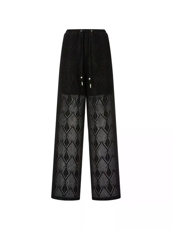 STUDIO TOMBOY Crochet Trousers - Black
