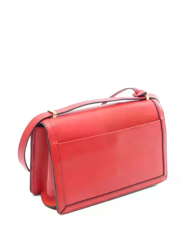 Loewe 2000s Barcelona Leather Shoulder Bag - Red