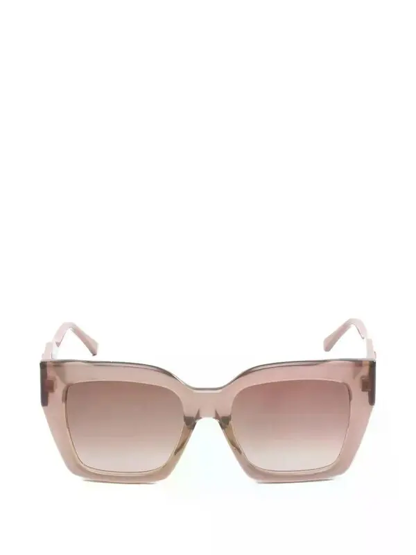 JIMMY CHOO Square Frame Sunglasses - Neutrals