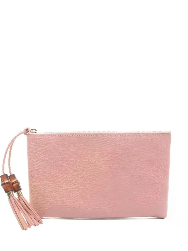 Gucci 2010s Bamboo Tassel Clutch