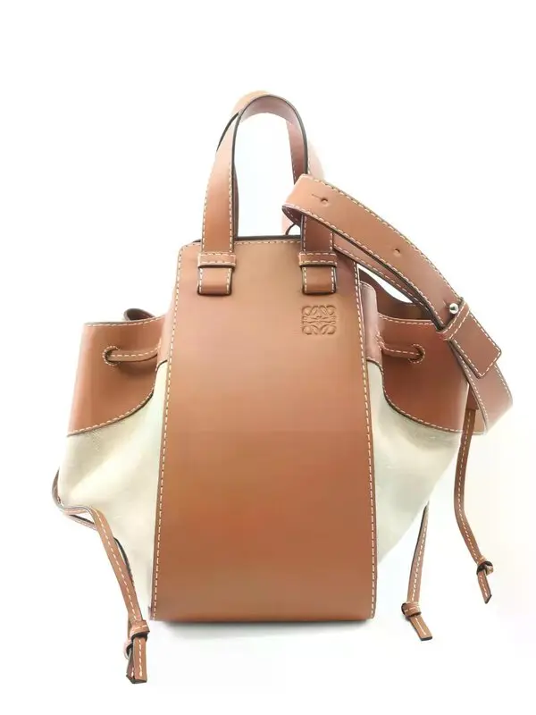 Loewe 2000s Medium Hammock Drawstring Bag - Brown