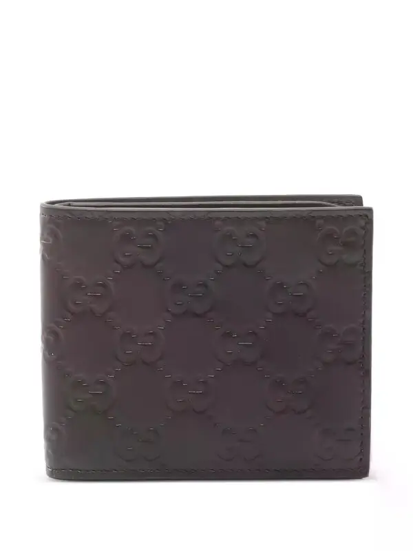 Gucci 2010s Guccissima Leather Wallet - Brown