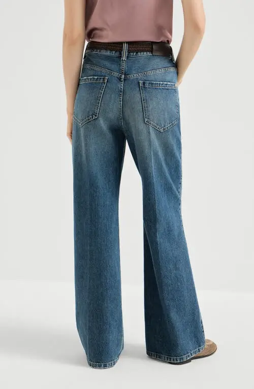 Brunello Cucinelli Contemporary Loose Trousers - Denim