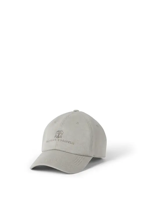 Brunello Cucinelli Baseball Cap With Logo - Khaki